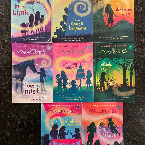 Disney | Toys | Disney The Never Girls Books By Kiki Thorpe Lot Of ...